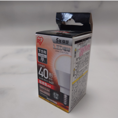 【在庫限り品】LED電球 メーカー:アイリス 型式:LDA4L-H-E17-4T5 - ペイパル paypal 対応サイト｜電材通販Watanabe
